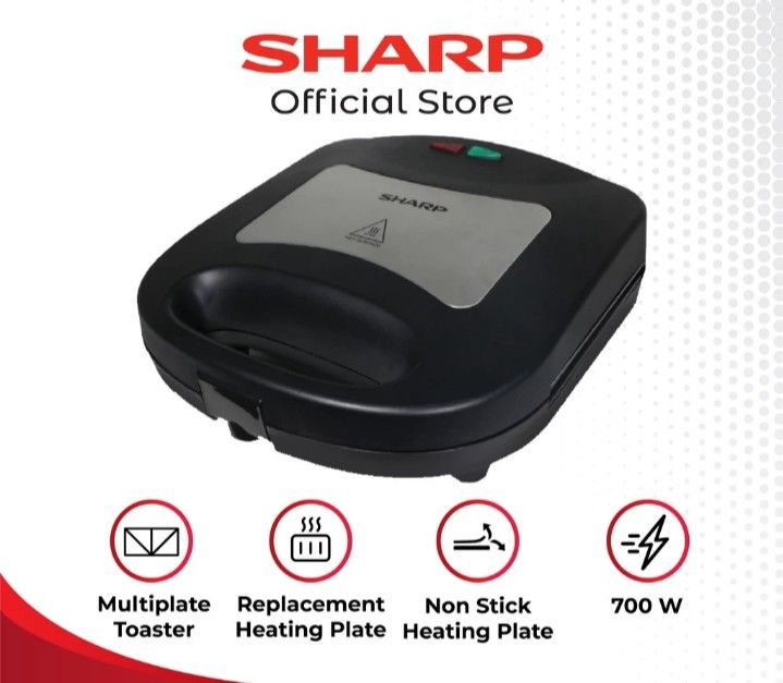 Sharp Sandwich Toaster/Panggangan Roti, Kitchen & Appliances di Carousell