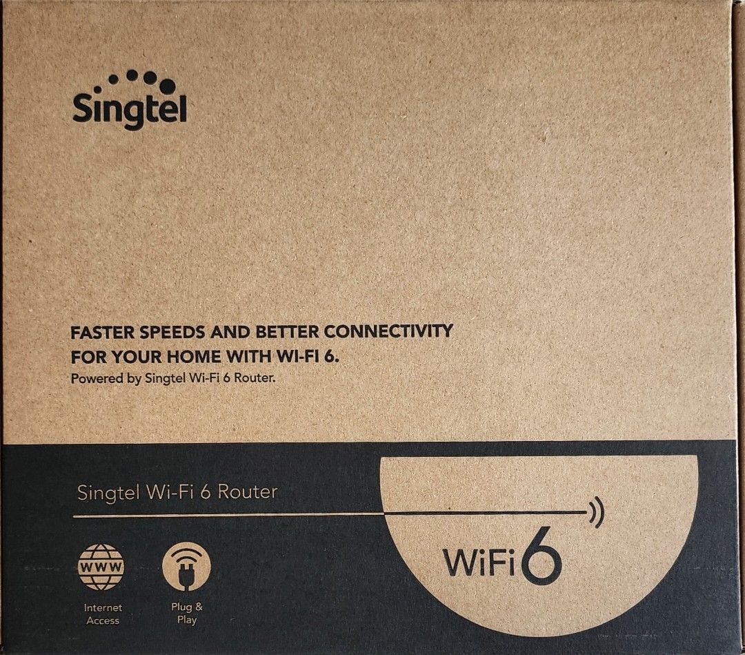 Singtel wifi 6 router RT5703W, Computers & Tech, Parts & Accessories ...