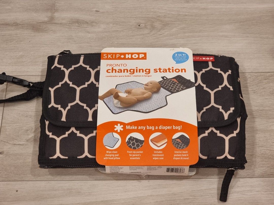 SKIP HOP baby changing mat with detachable clutch, Babies & Kids ...