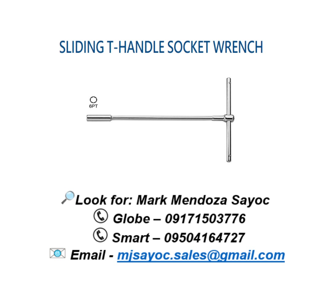 SLIDING T-HANDLE SOCKET WRENCH, Commercial & Industrial, Construction ...
