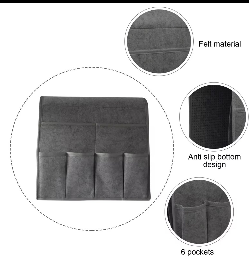 Sofa Tv remote control hanging storage organiser, Furniture & Home ...