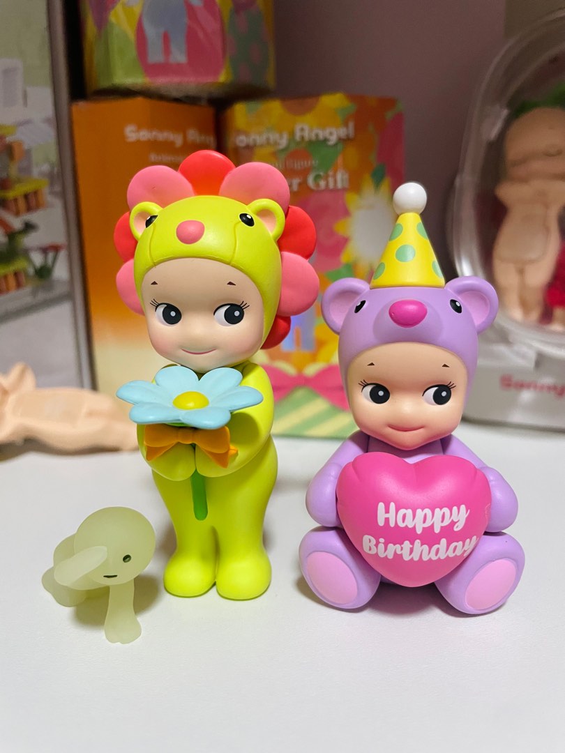 Sonny Angel (Daisy Lion Lime Green & Purple Birthday Bear) UFT ONLY ...