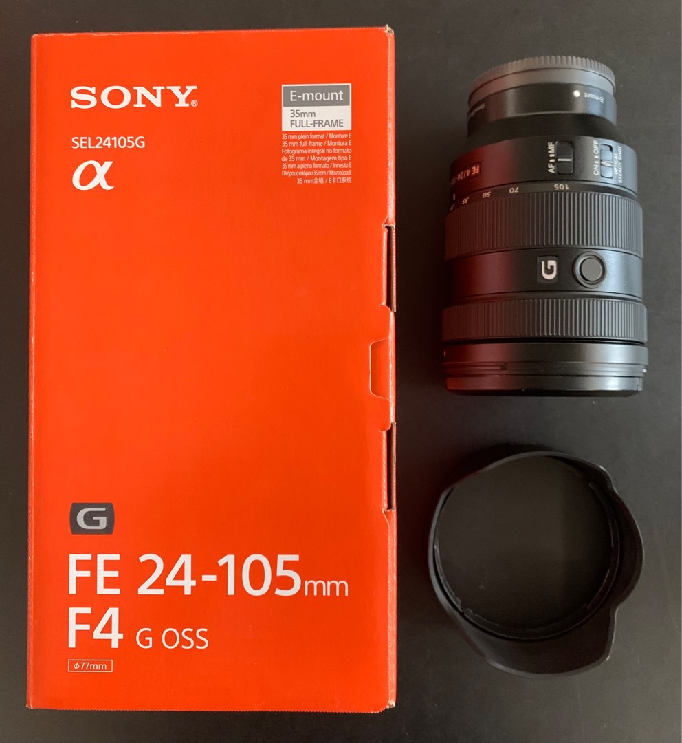 Sony FE 24-105 F4 G OSS Camera Lens Full Frame with Box, Photography, Lens & Kits on Carousell