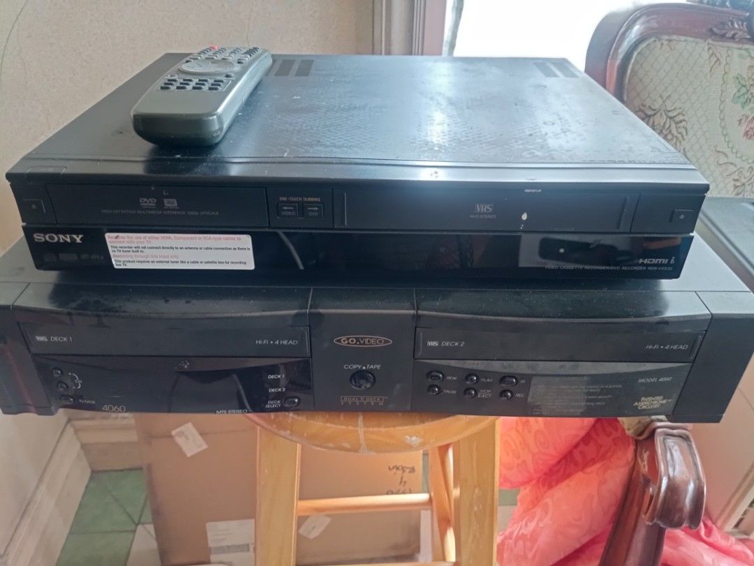 Sony VHS Player, TV & Home Appliances, TV & Entertainment, Blu-Ray & Media Players on Carousell