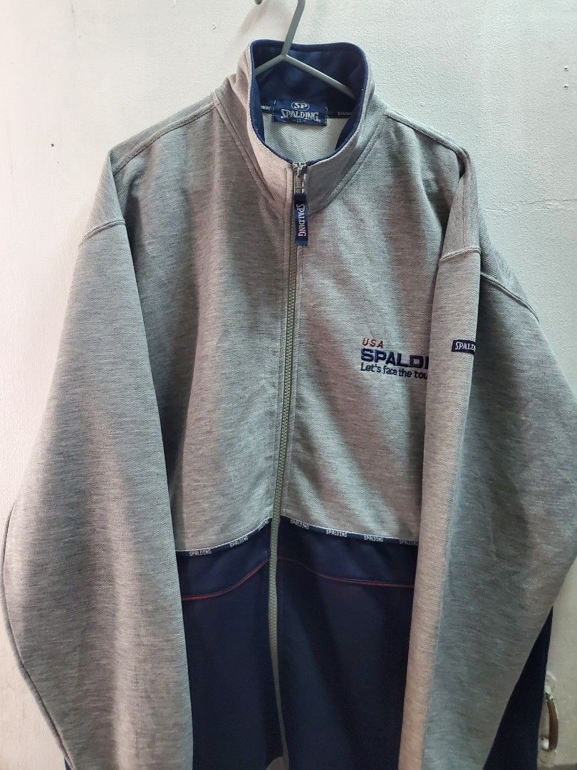 Spalding Jacket, Men's Fashion, Coats, Jackets and Outerwear on Carousell
