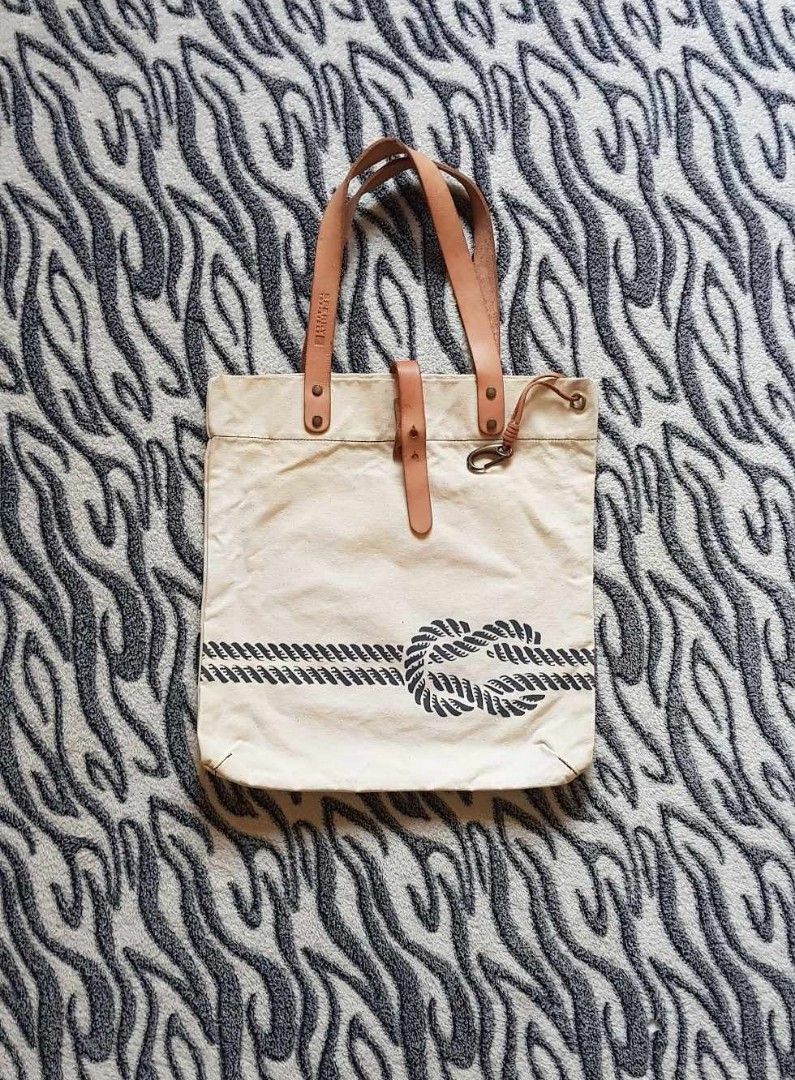 SPERRY TOP SIDER - HARD CANVASS TOTE BAG/LEATHER STRAP, Women's Fashion ...
