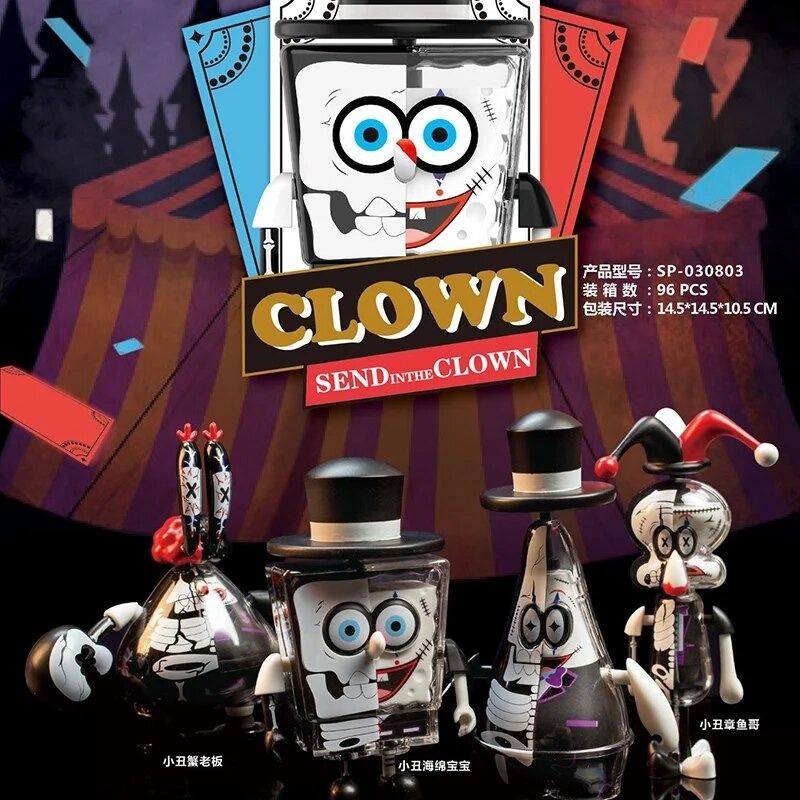 Spongebob SquarePants Gothic Clown Series Mystery Box, Hobbies & Toys ...