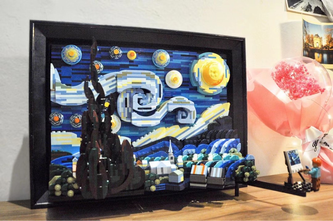 Starry night (built), Hobbies & Toys, Toys & Games on Carousell