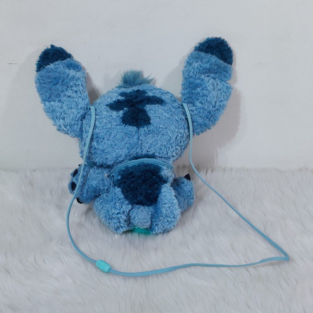 Stitch Furry Plush Slingbag, Hobbies & Toys, Toys & Games on Carousell