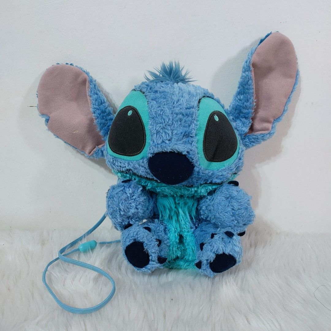 Stitch Furry Plush Slingbag, Hobbies & Toys, Toys & Games on Carousell