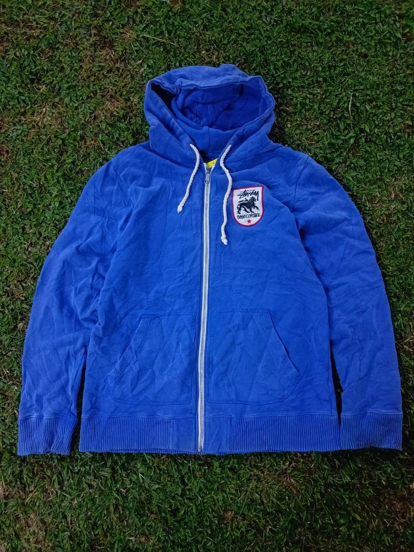 STUSSY HODDIE x BASE CONTROL, Men's Fashion, Tops & Sets, Hoodies on Carousell