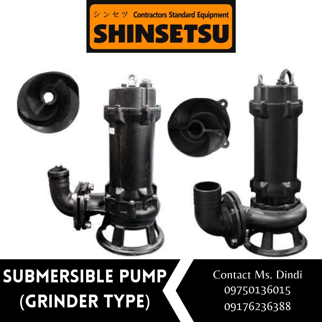 SUBMERSIBLE PUMP (GRINDER TYPE), Commercial & Industrial, Industrial ...