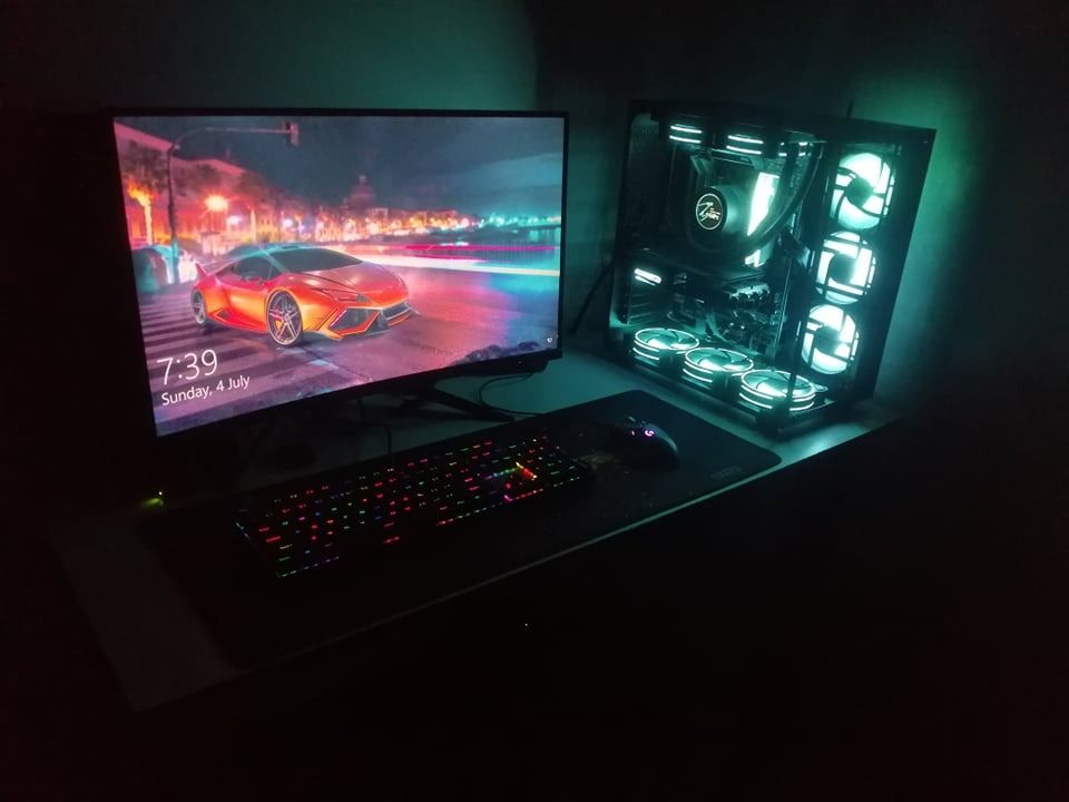 Tecware Vxr Dual Chamber Chassis Black Computers And Tech Desktops On Carousell