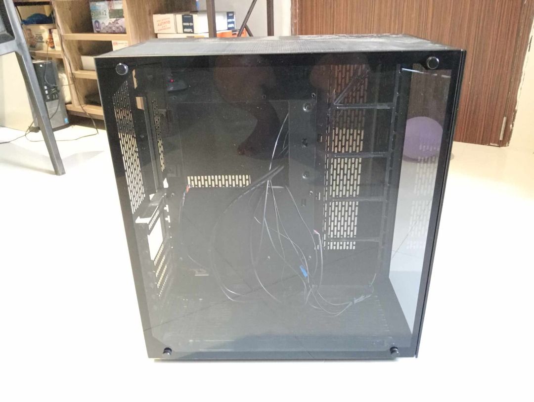 Tecware Vxr Dual Chamber Chassis Black Computers And Tech Desktops On Carousell