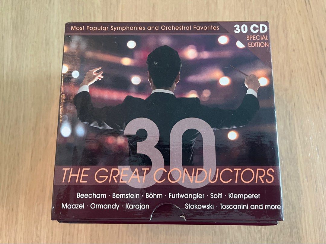 The Great Conductors 30 CD, 興趣及遊戲, 音樂、樂器 & 配件, 音樂與媒體 - CD 及 DVD - Carousell
