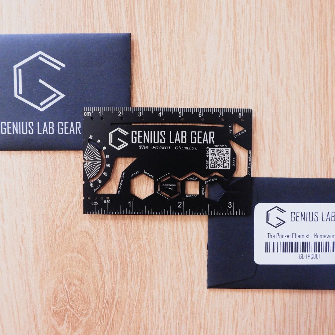 The Pocket Chemist Organic Chemistry Stencil Drawing Template, Ruler ...