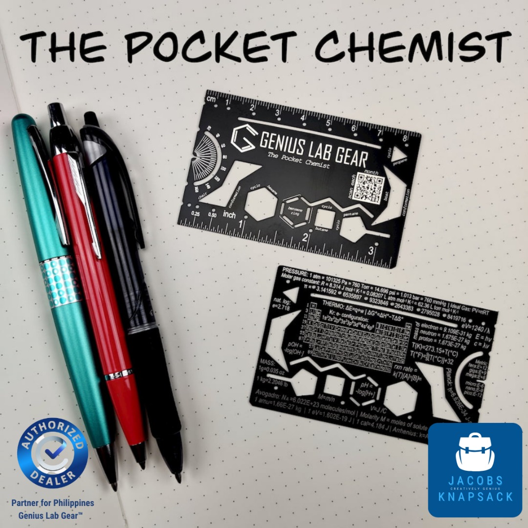 The Pocket Chemist Organic Chemistry Stencil Drawing Template, Ruler ...