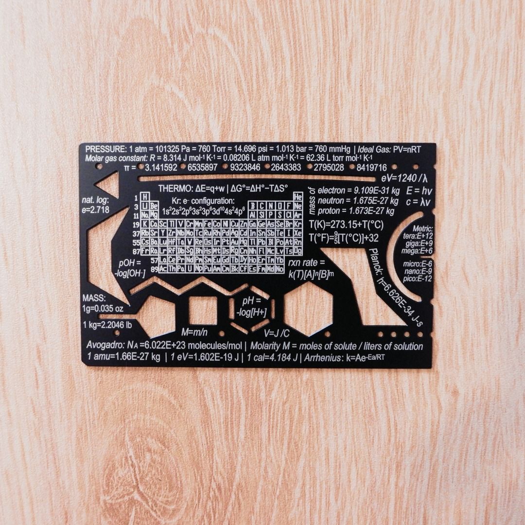 The Pocket Chemist Organic Chemistry Stencil Drawing Template, Ruler ...