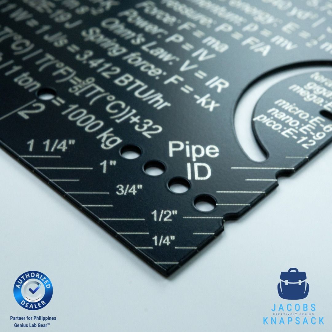 The Pocket Engineer Gift Wallet Engineering Ruler Scale and Unit ...