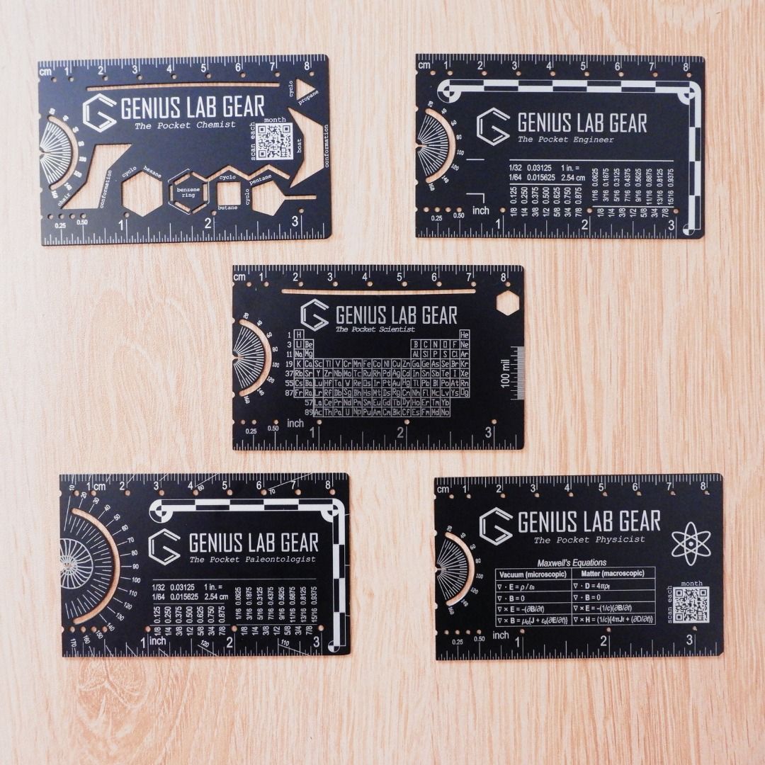 The Pocket Engineer Gift Wallet Engineering Ruler Scale and Unit ...