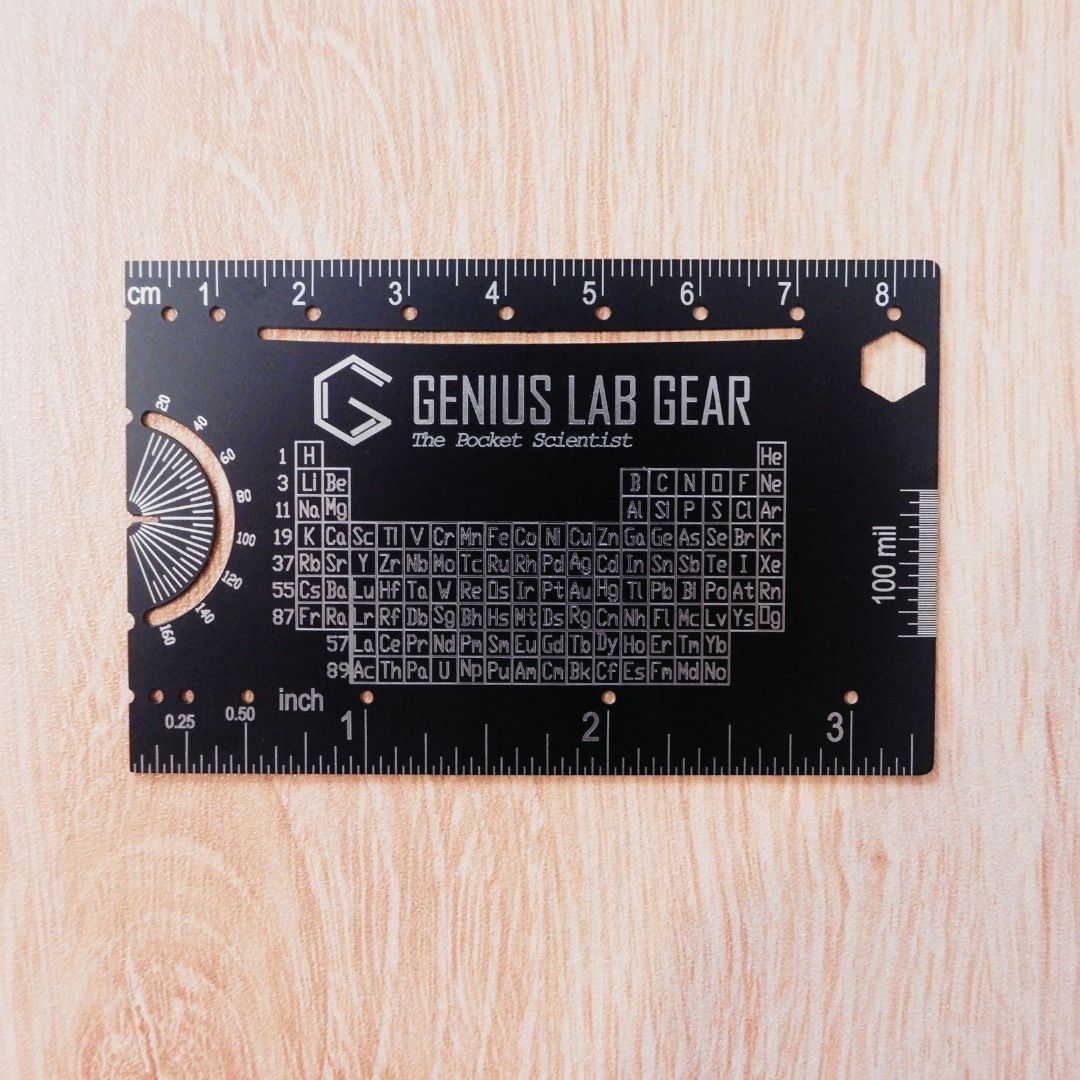 The Pocket Scientist Gift Wallet Science Ruler Scale and Unit ...