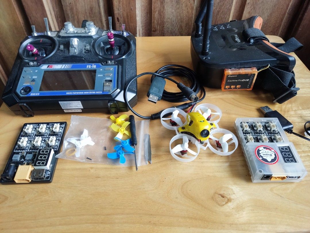 TINY WHOOP MICRO DRONE SET, Hobbies & Toys, Toys & Games on Carousell