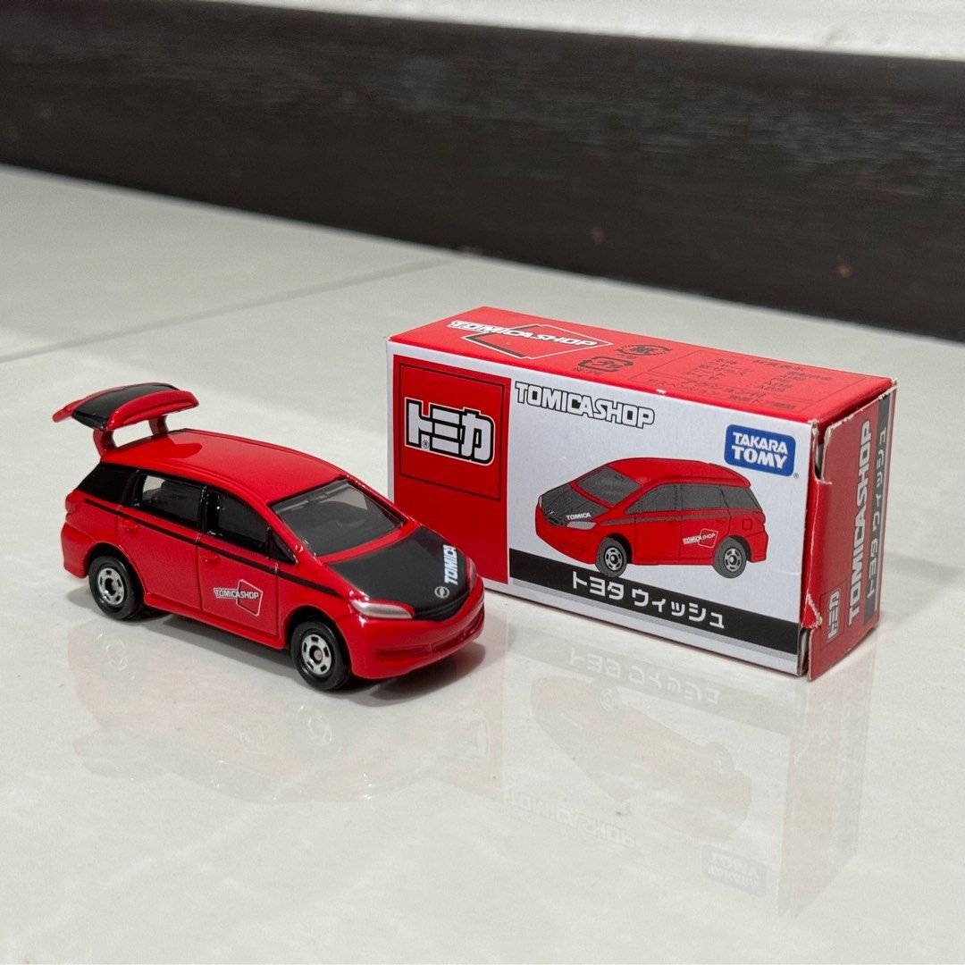 Tomica Shop Toyota Wish, #93 Toyota Wish, Hobbies & Toys, Toys & Games on Carousell