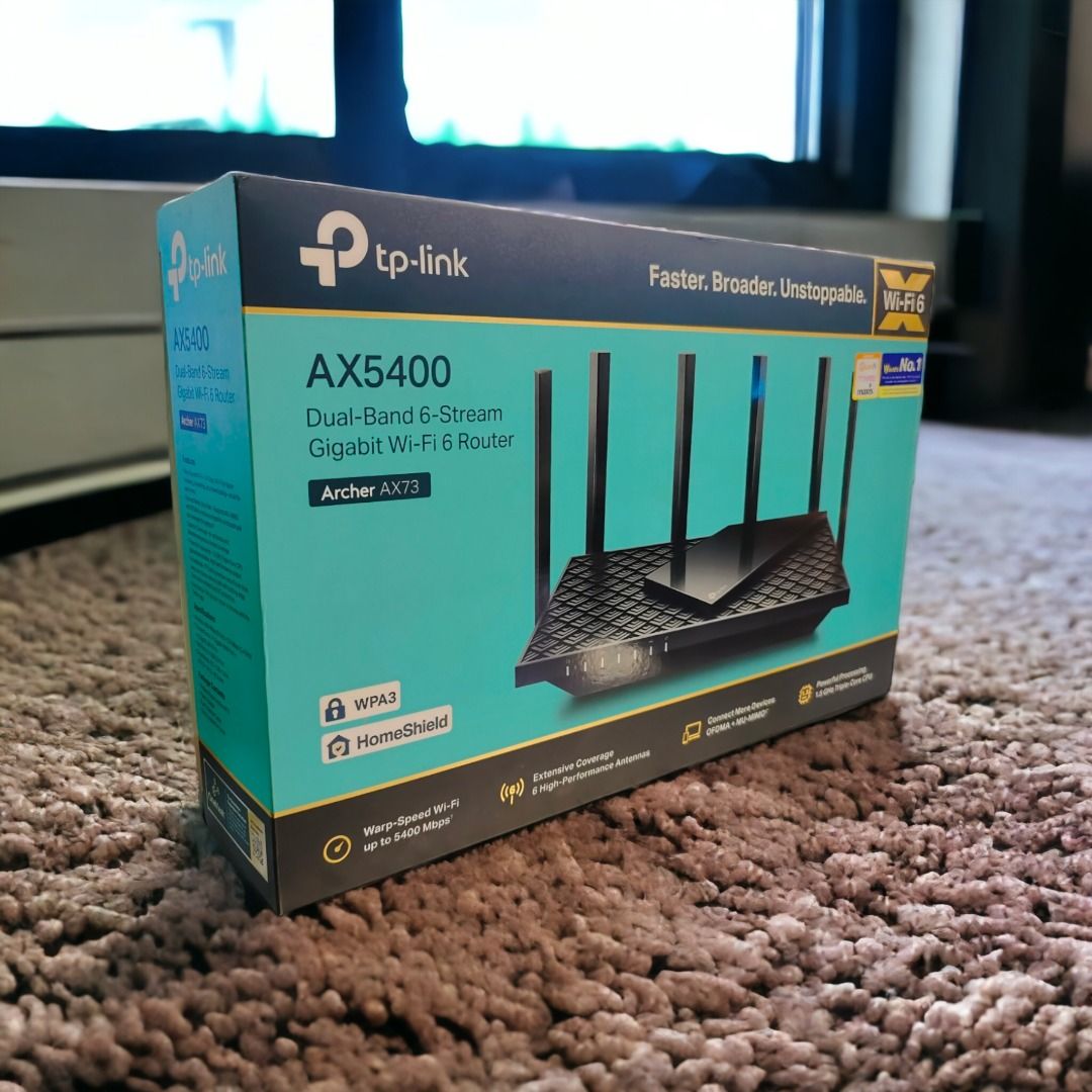 TP-LINK Archer AX73 AX5400 Dual-Band Gigabit Wi-Fi 6 Router, Computers ...