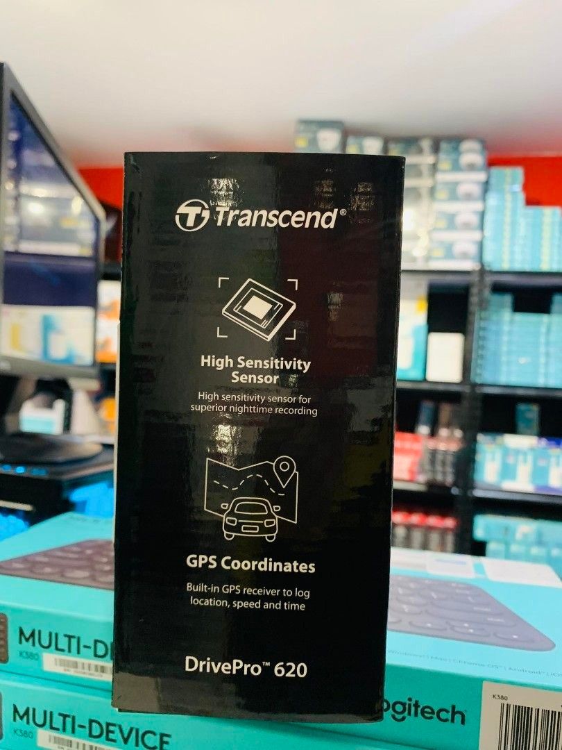 Transcend DrivePro 620 Dual Camera Dashcam 64GB TS-DP620A-64G ...