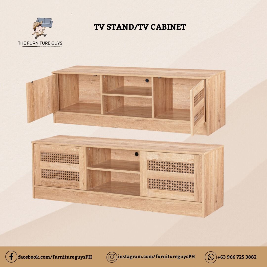 TV RACK TV STAND TV CABINET, Furniture & Home Living, Furniture, TV ...