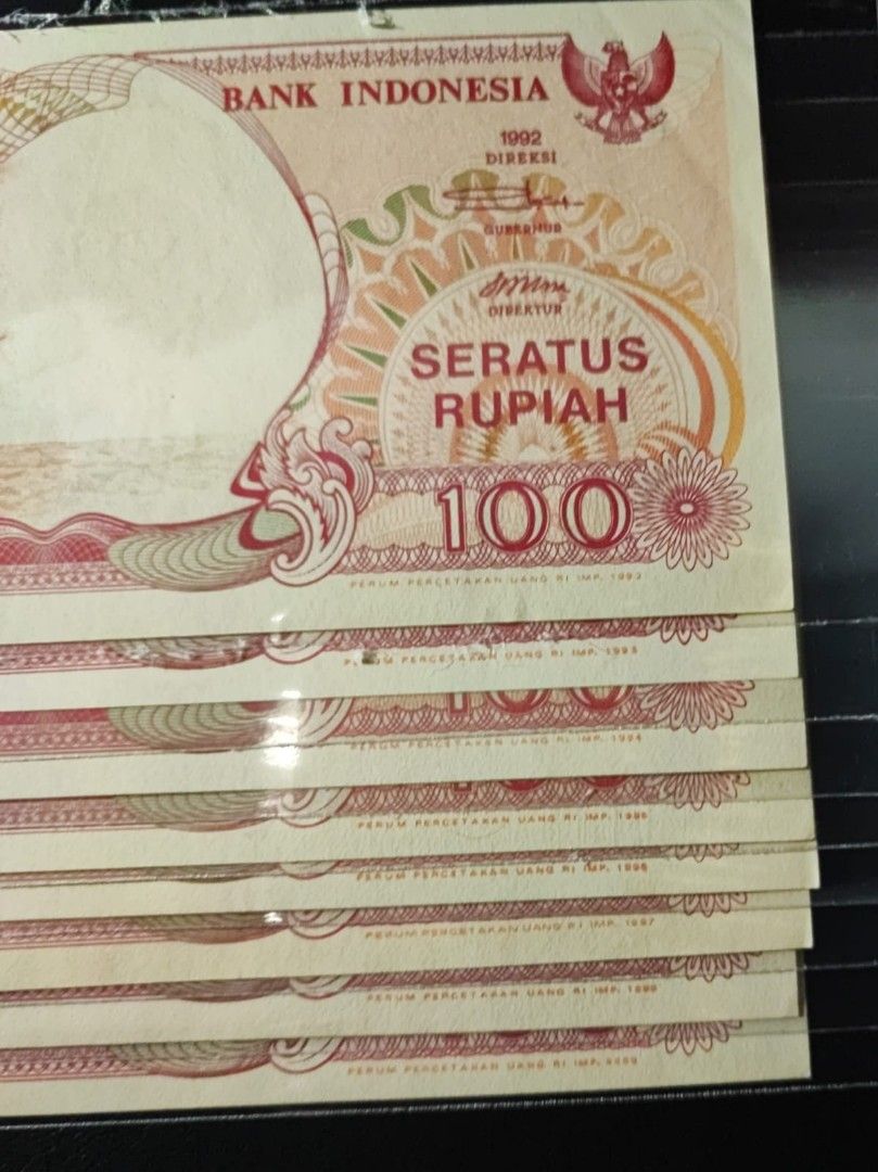 Uang Kuno 100 Rupiah SET TAHUN CETAK, Antik, Uang Lama di Carousell