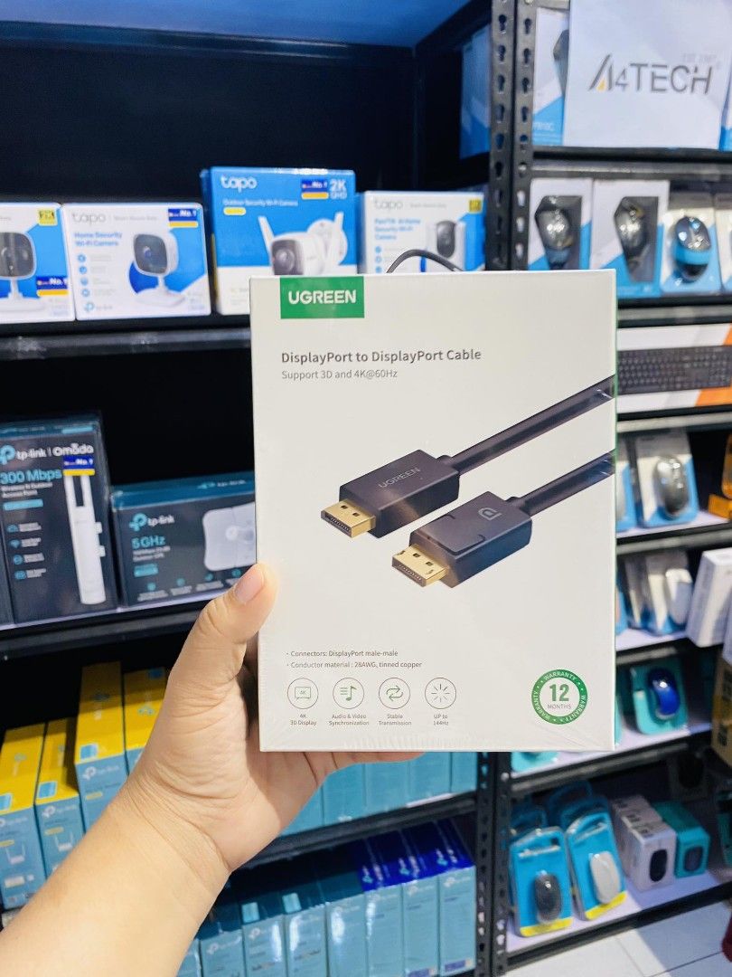 UGREEN 2K 4K Display Port Cable Male to Male 1.5m DP102 10245, Computers & Tech, Parts ...