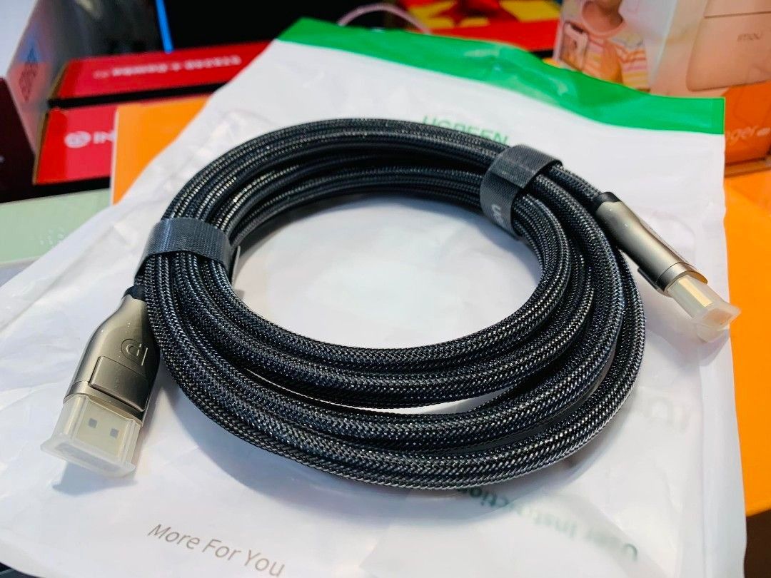 UGREEN 4K 8K Display Port Cable Zinc Alloy Shell Braided 3m DP112 60844 ...