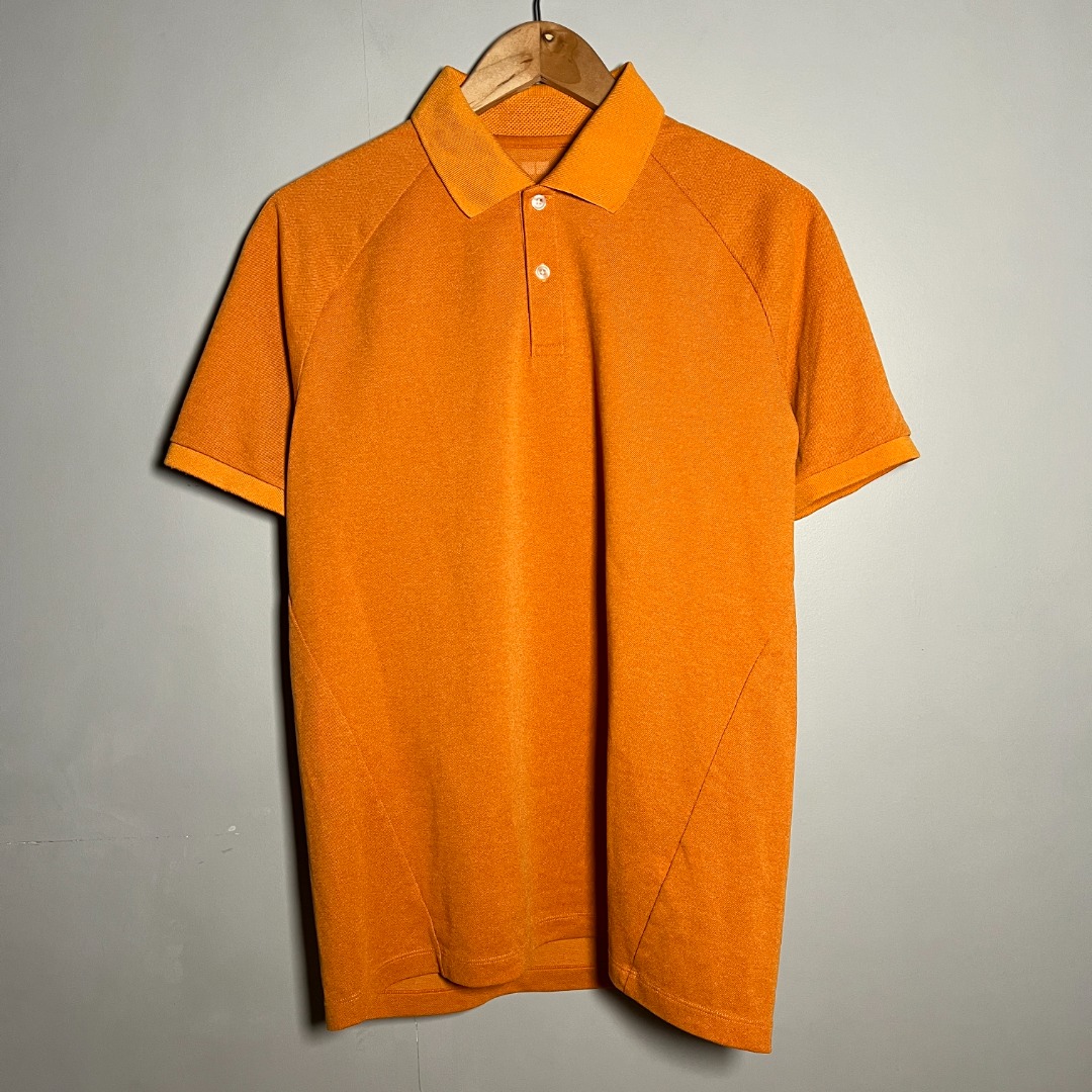 Uniqlo Dry-EX Polo Shirt Orange, Men's Fashion, Tops & Sets, Tshirts ...
