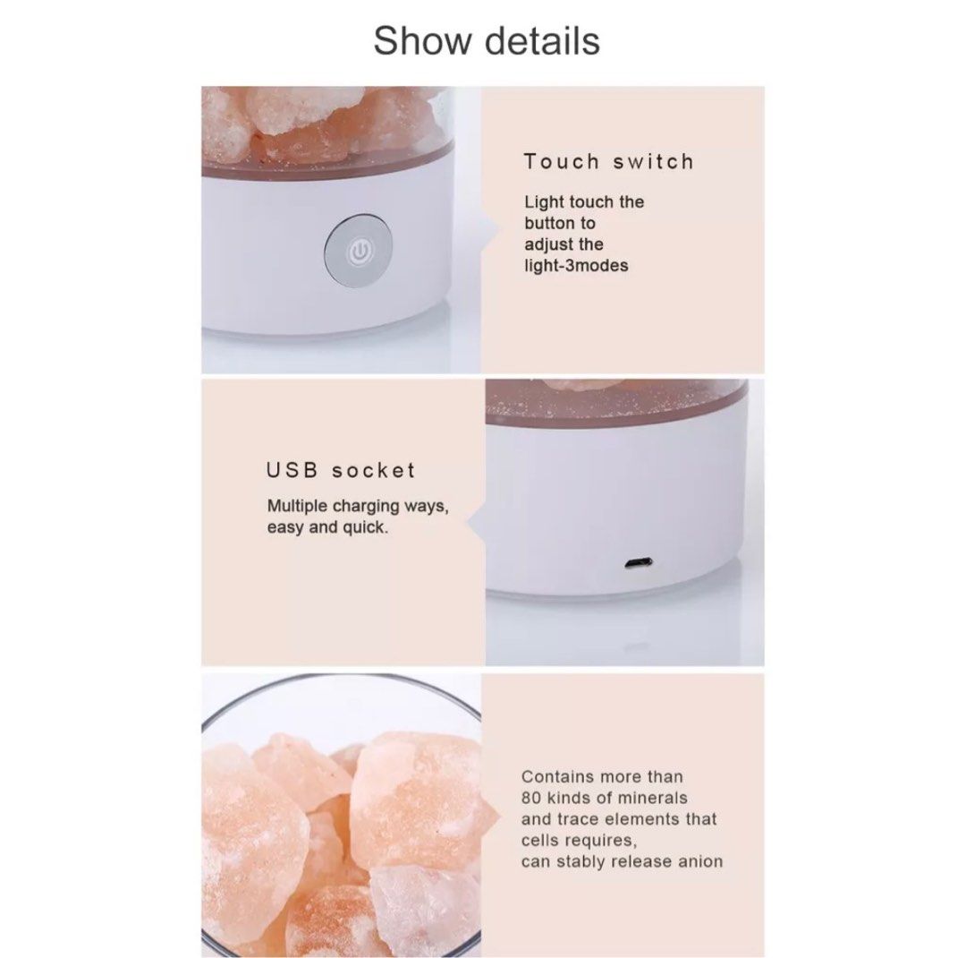 USB Himalayan Salt Lamp, Furniture & Home Living, Home Decor, Other ...