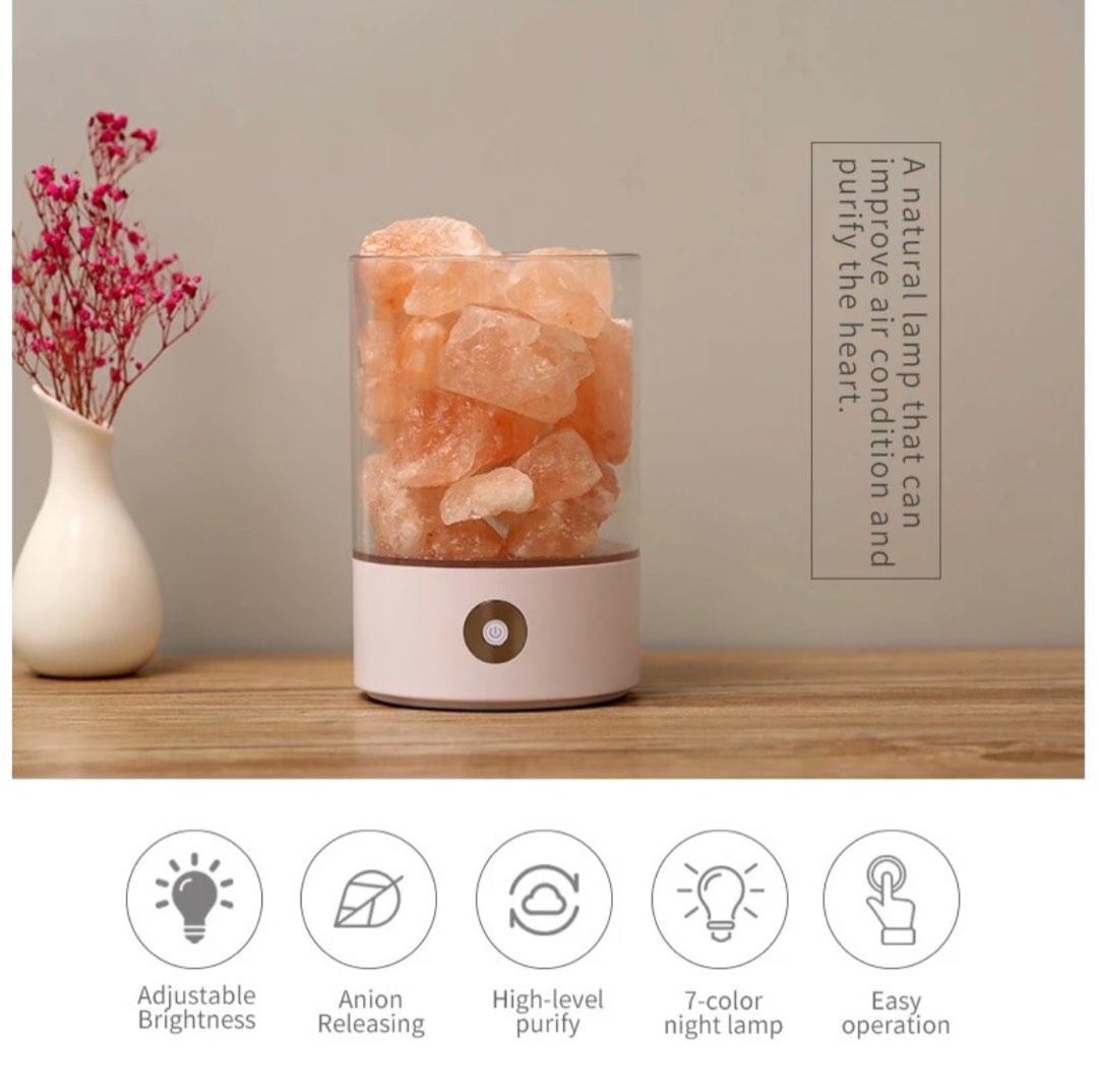 USB Himalayan Salt Lamp, Furniture & Home Living, Home Decor, Other ...