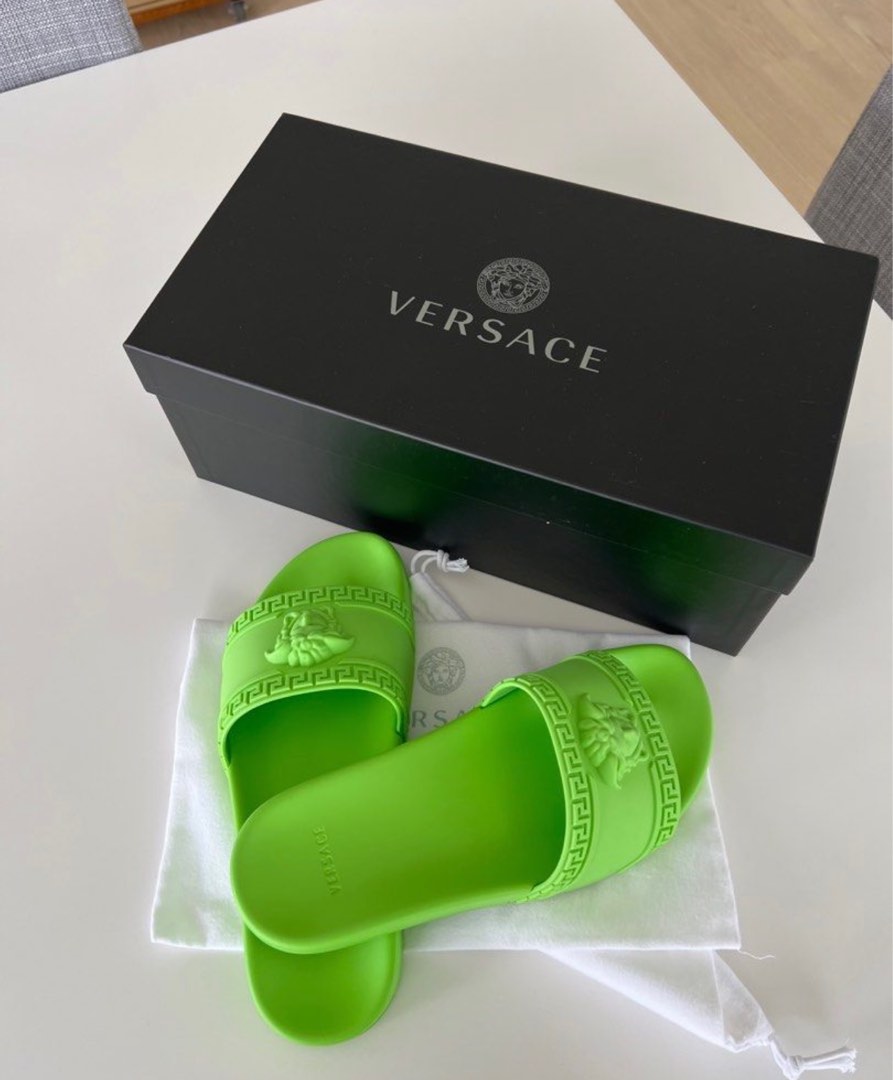 Versace Slides, Luxury, Sneakers & Footwear on Carousell