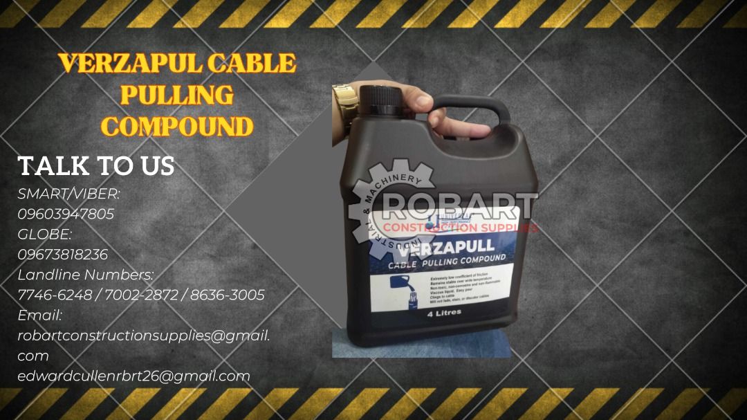 VERZAPULL CABLE PULLING COMPOUND, Commercial & Industrial, Construction ...