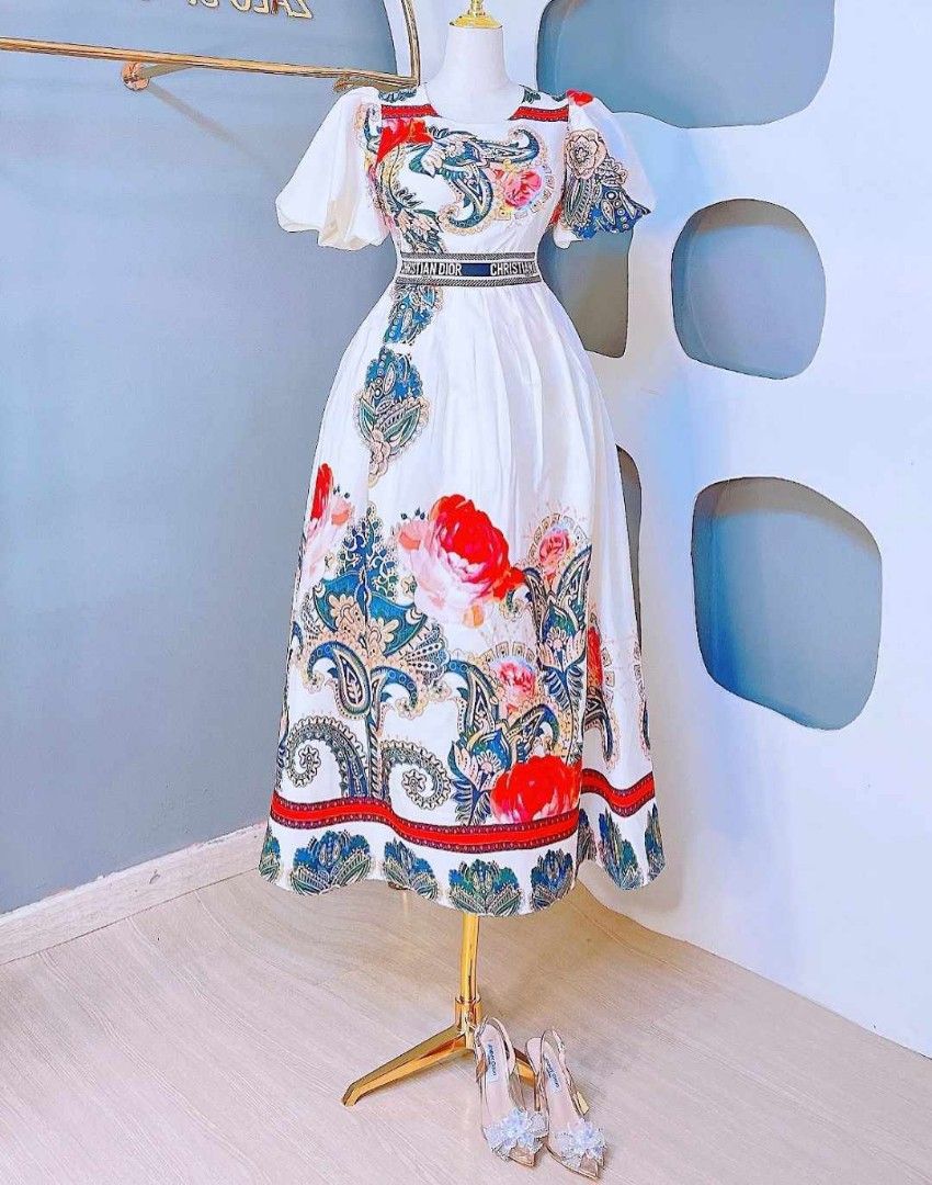 VIETNAM PUFF MAXI DRESS, Women's Fashion, Dresses & Sets, Dresses on ...