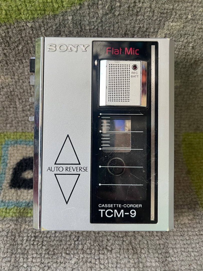 Vintage Sony walkman recorder TCM 9 as is with power mechanism movement ...