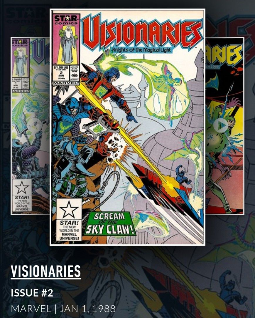 VISIONARIES COMICS #2,3,4 (500 EA), Hobbies & Toys, Books & Magazines ...