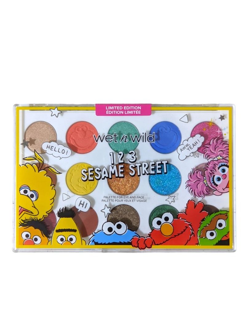 Wet n Wild 123 SESAME STREET Eye & Face Palette Sesame Street ...