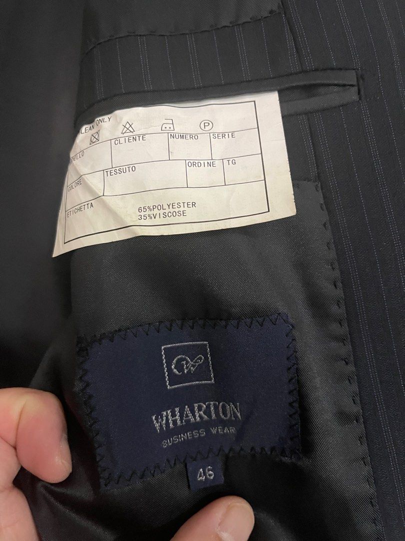 Wharton PinStripe Suit, Men's Fashion, Tops & Sets, Sets & Coordinates ...