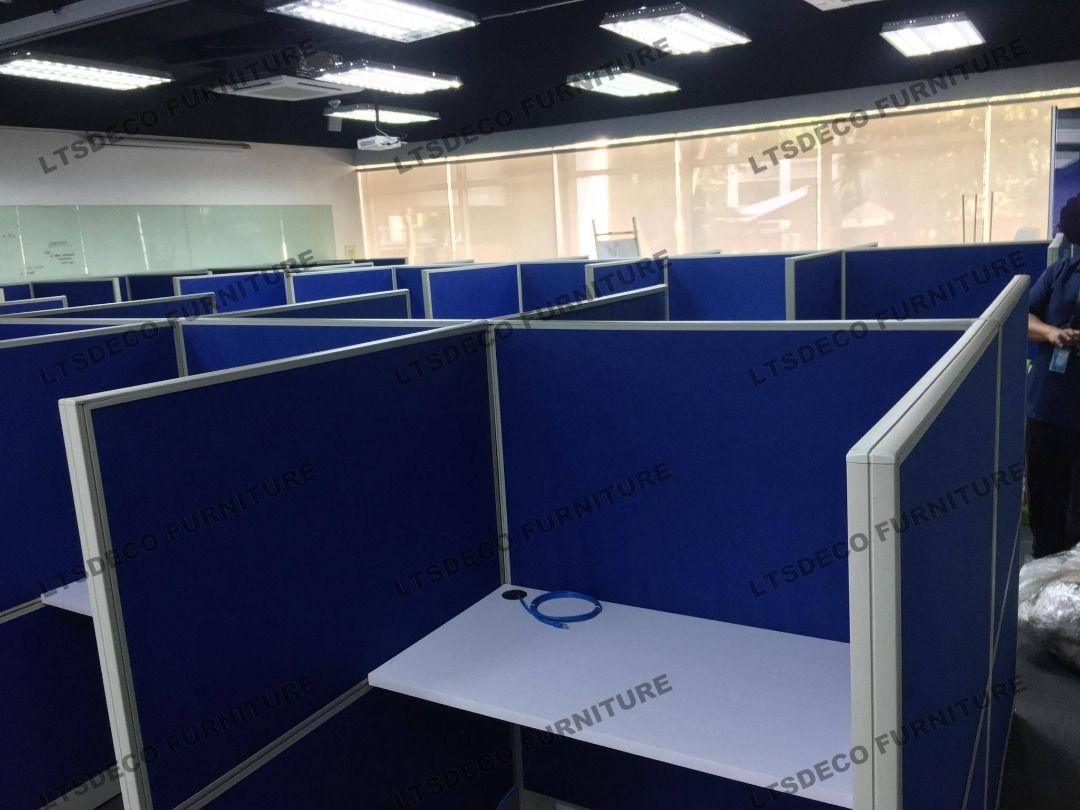 WORKSTATION BPO TABLE OFFICE PARTITION FURNITURE MODULAR CUBICLES ...