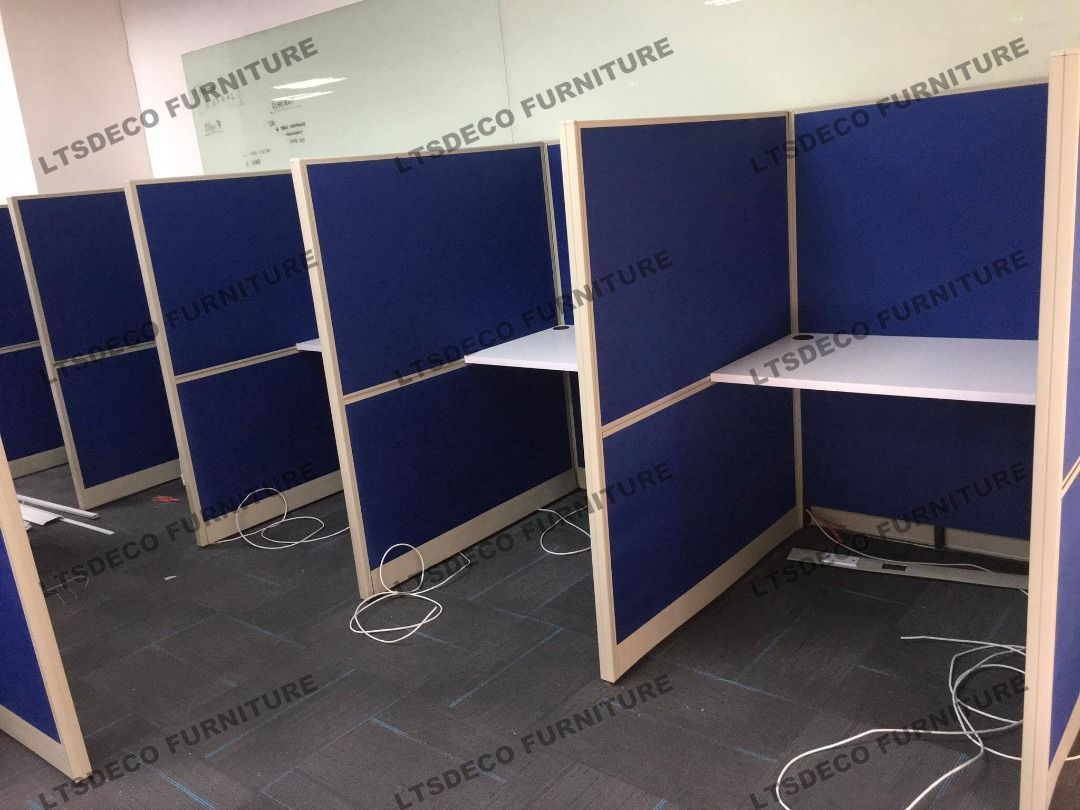 WORKSTATION BPO TABLE OFFICE PARTITION FURNITURE MODULAR CUBICLES ...