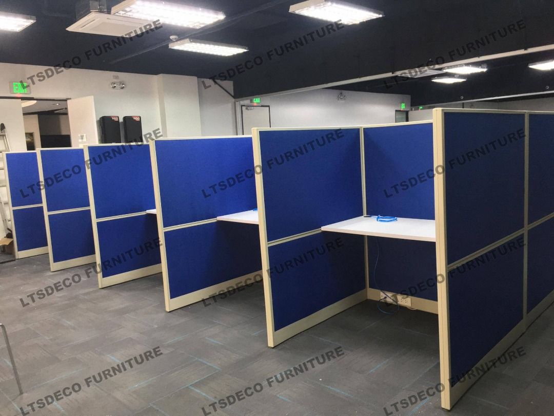 WORKSTATION BPO TABLE OFFICE PARTITION FURNITURE MODULAR CUBICLES ...