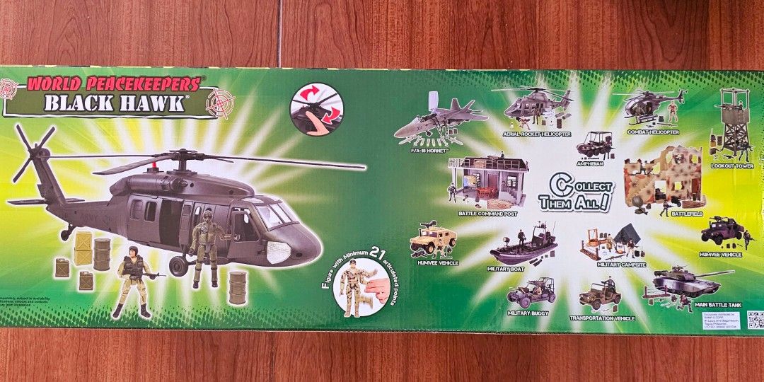 World Peacekeepers Black Hawk Helicopter Attack Helicopter Hummer GI ...
