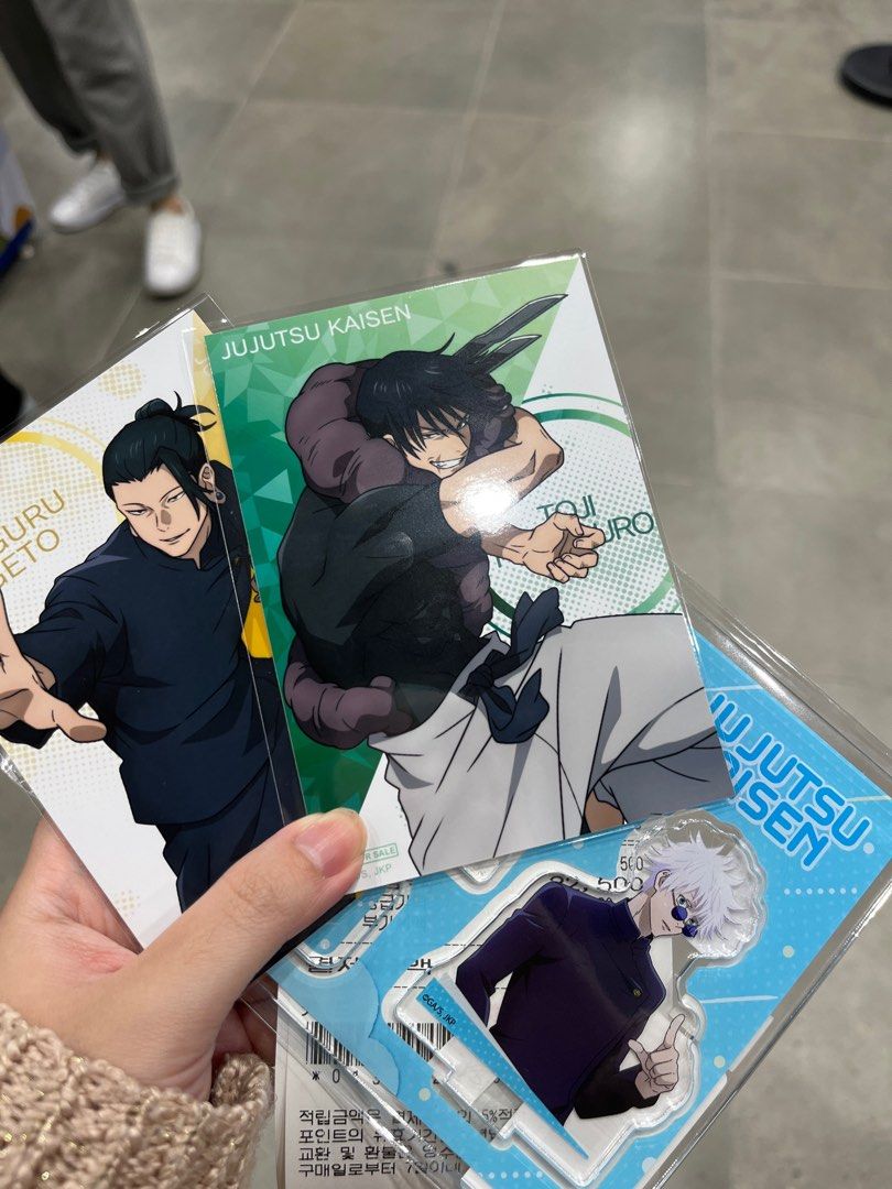WTS>Jujutsu Kaisen JJK Animate Toji Geto Postcard Benefit Gojo Satoru ...