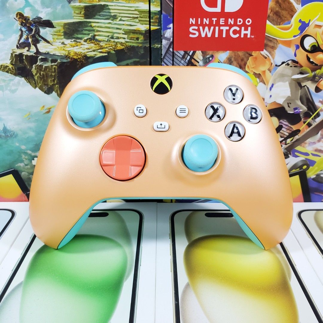 （夏日之吻OPI聯名限量版）Xbox Series X/S one手掣無線控制器 Xbox controller遊戲機手制手柄（門市開單，壹年 ...