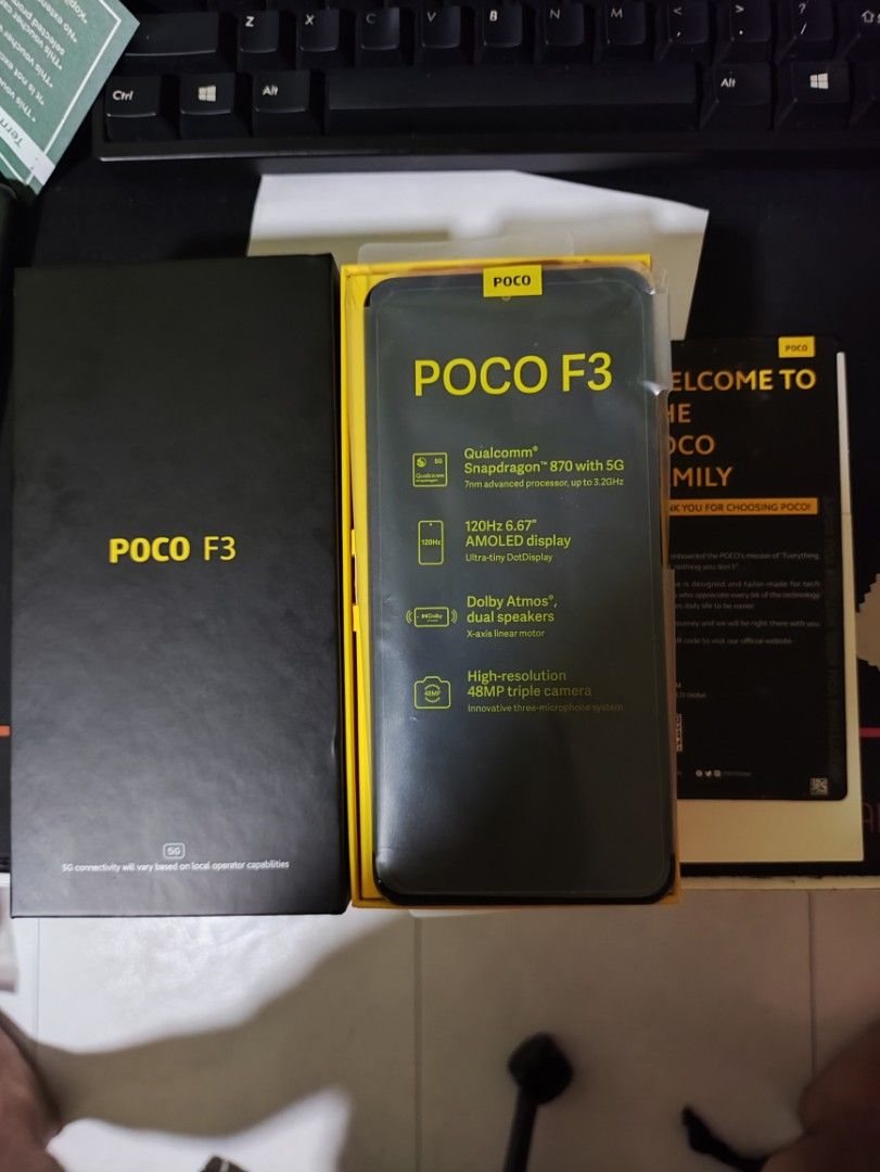 Xiaomi Poco F3 Black 256 GB, Mobile Phones & Gadgets, Mobile Phones ...